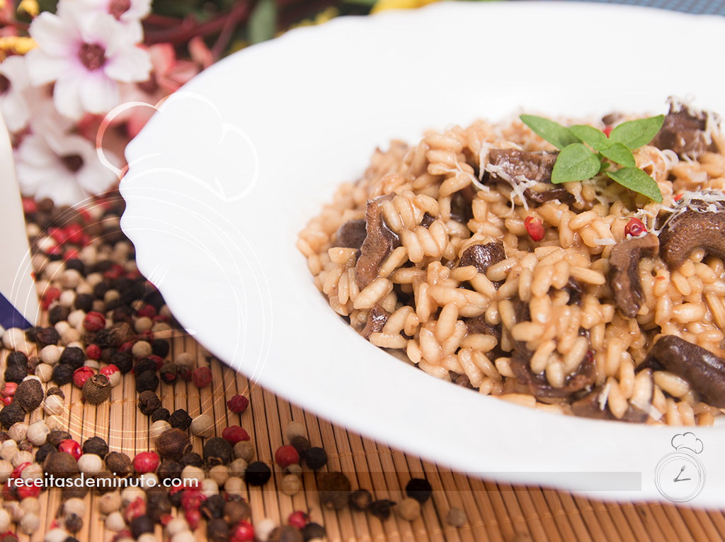 Risoto de Funghi - Receitas de Minuto - A Solução prática para o seu ...