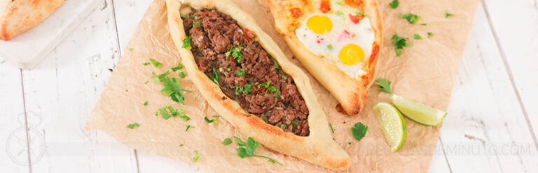 Esfiha Turca - Como fazer Pide - Receitas de Minuto - A Solução prática ...